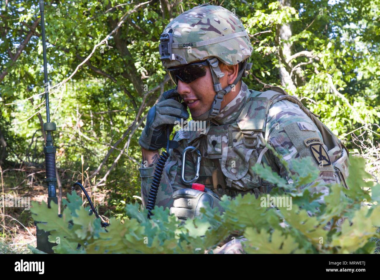 Spc. Johanes Cora, a wheeled vehicle mechanic with B Company, 277th ...