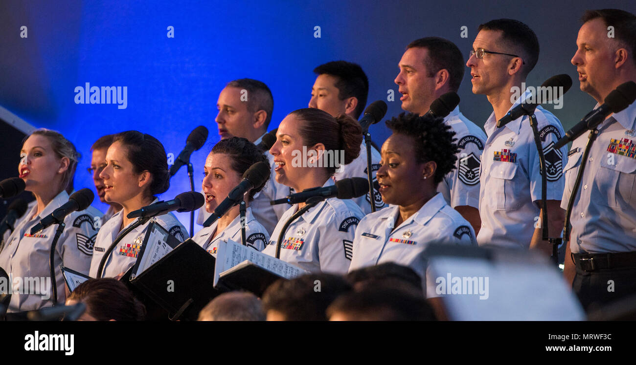 Under the direction of their commander Col. Larry Lang various groups ...