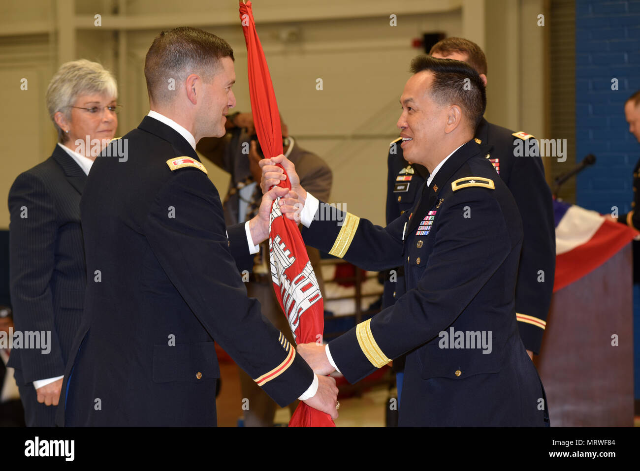 Brig. Gen. Mark Toy (Right), U.S. Army Corps of Engineers Great Lakes ...