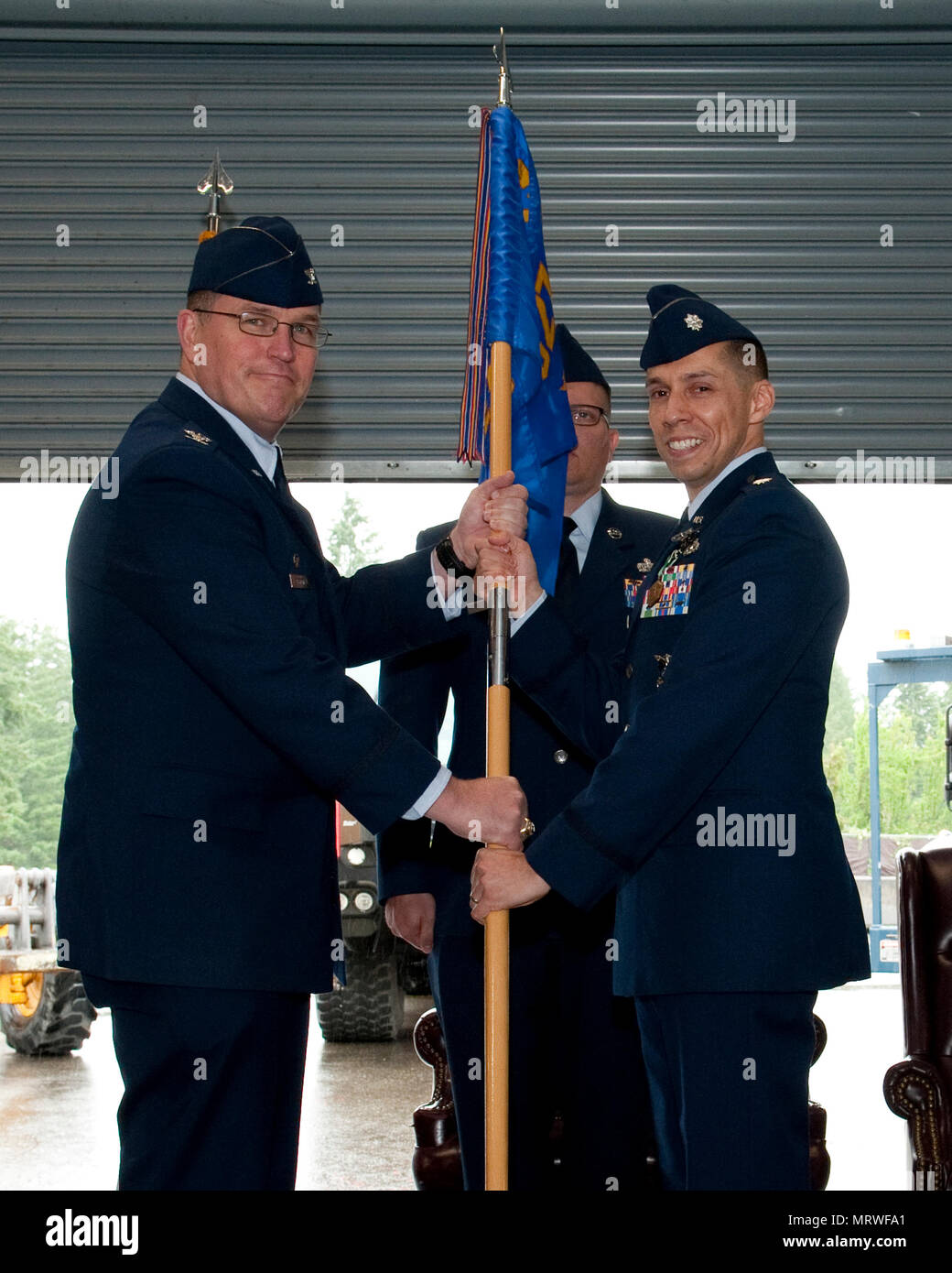 Presiding Official Col. William Percival, Commander, 627th Air Base ...