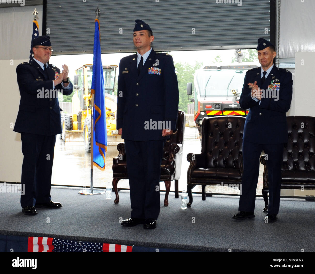 Presiding Official Col. William Percival, Commander, 627th Air Base ...