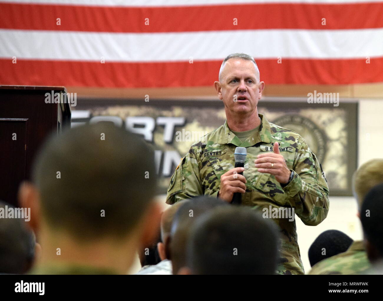 Colonel John Gentry commander of the Georgia Army National Guard’s ...
