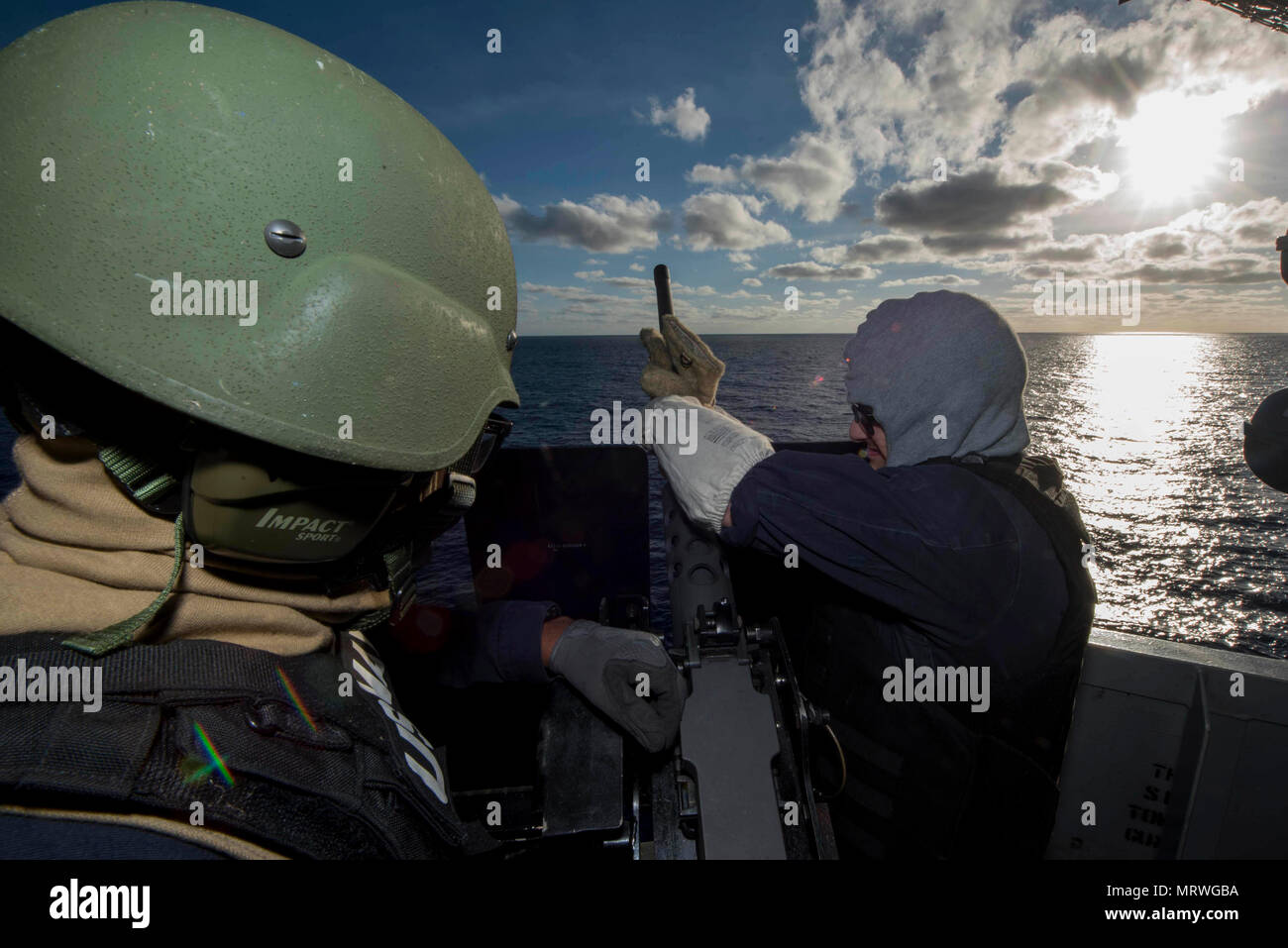 170707-N-NB544-099 CORAL SEA (July 7, 2017) Gunner's Mate 2nd Class ...