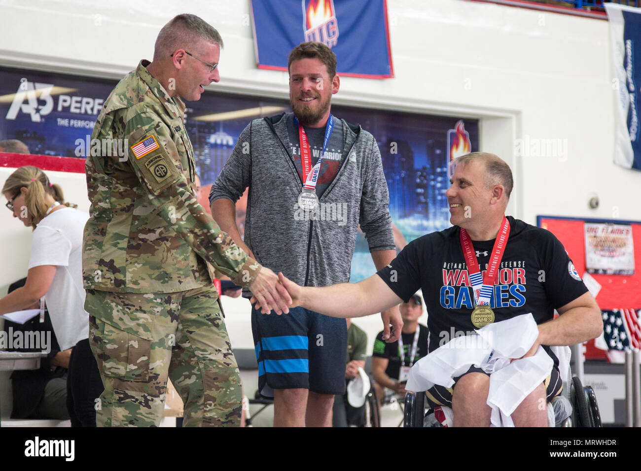 U.S. Army Col. Daniel Dudek, from Joint Base Lewis-McChord, Wash., is ...