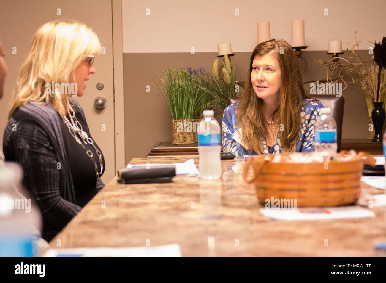 Nancy Rice, wife of Air Force Lt. Gen. L. Scott Rice, Director, Air ...