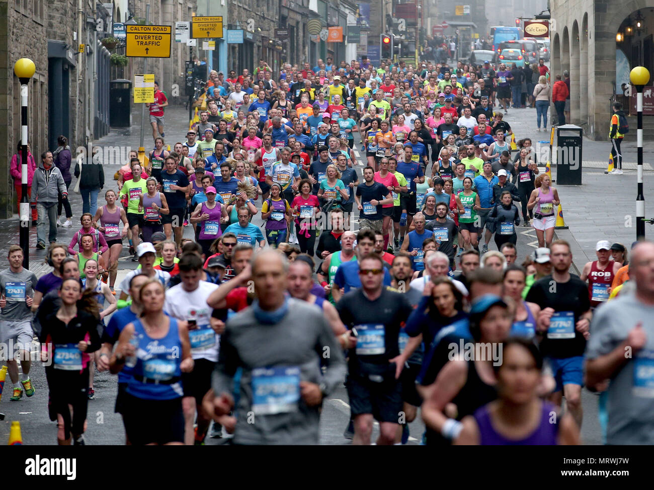 2018 edinburgh marathon hi-res stock photography and images - Alamy