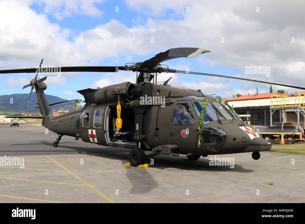 A model M Blackhawk MEDEVAC helicopter dedicated to the 1-189th General ...