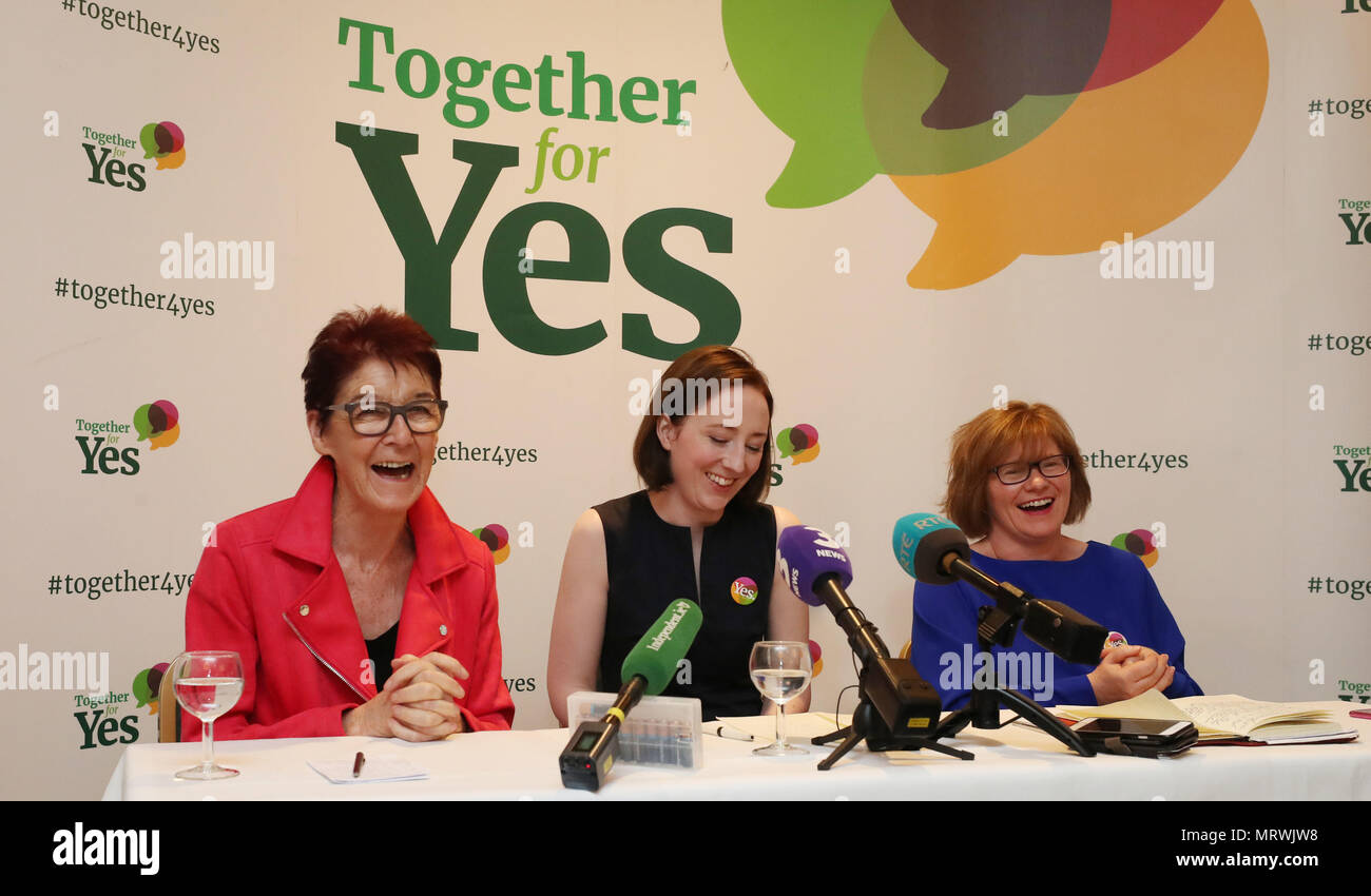 The three Co-Directors of Together For Yes (left to right) Ailbhe Smyth ...