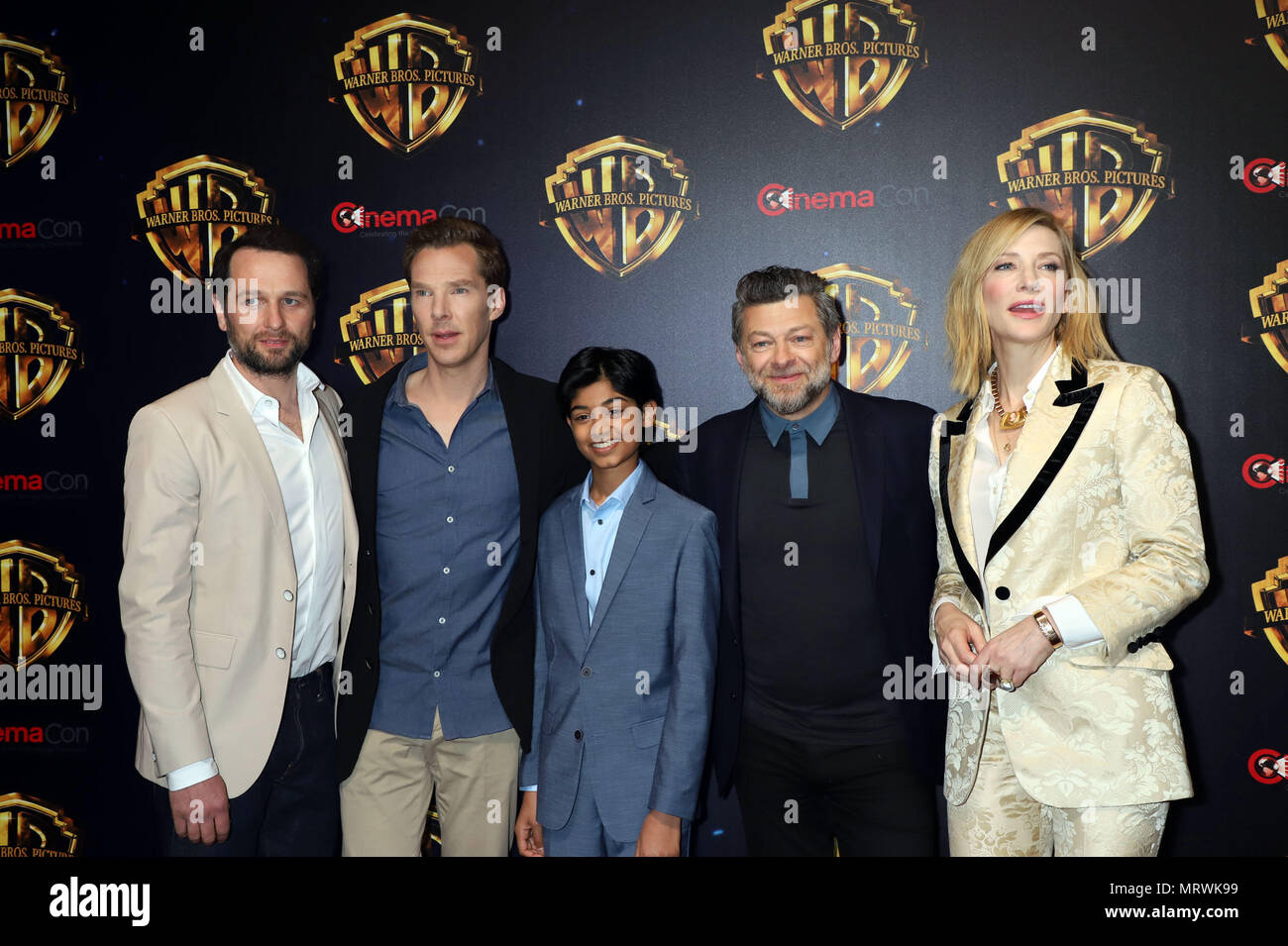 Warner Bros Red Carpet Arrivals at CinemaCon Inside Caesars Palace ...