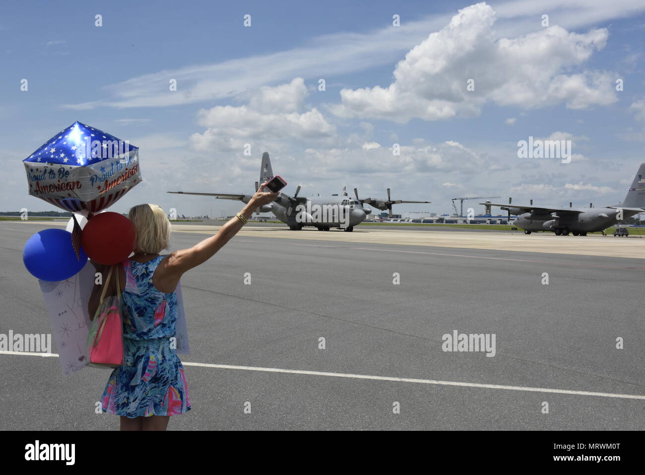 Photos of North Carolina Air National Guard Airmen returning from ...