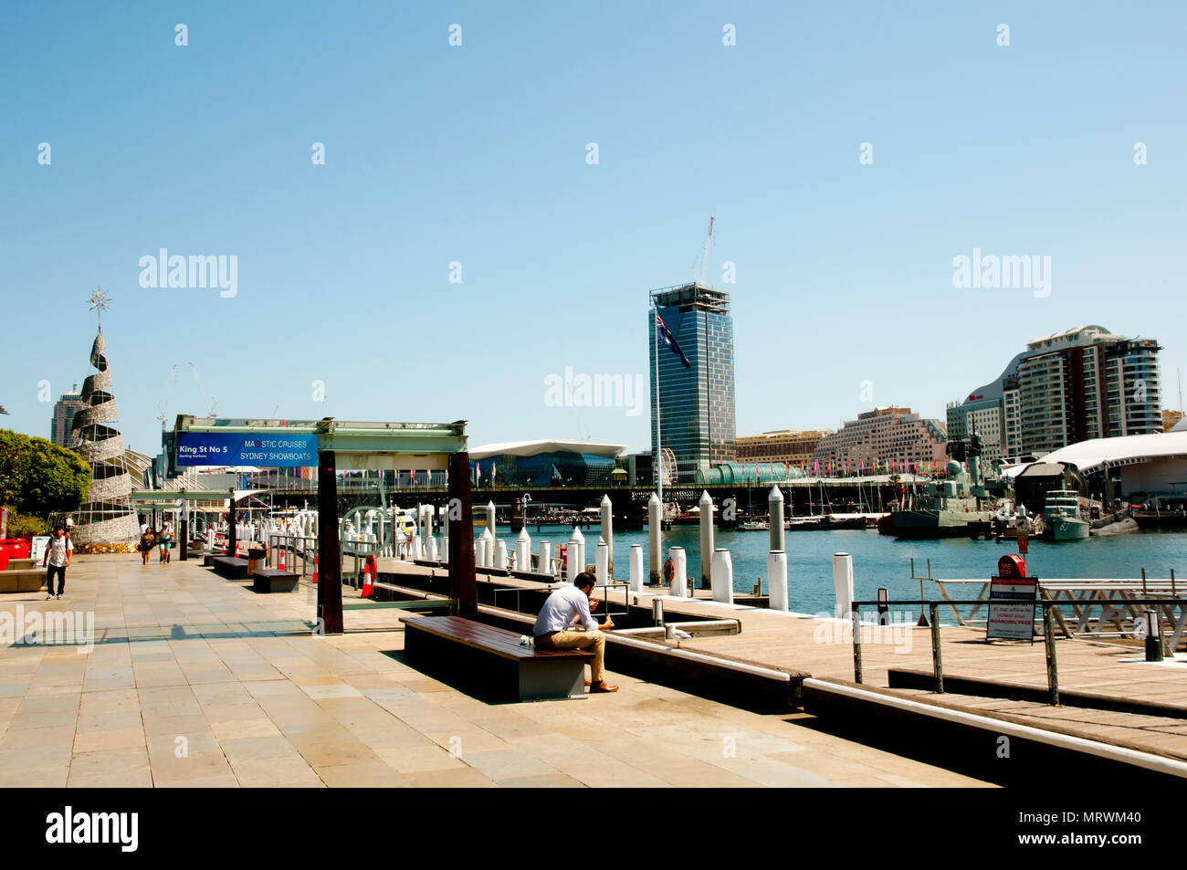 SYDNEY, AUSTRALIA - December 12, 2016: The Darling Harbour recreational ...
