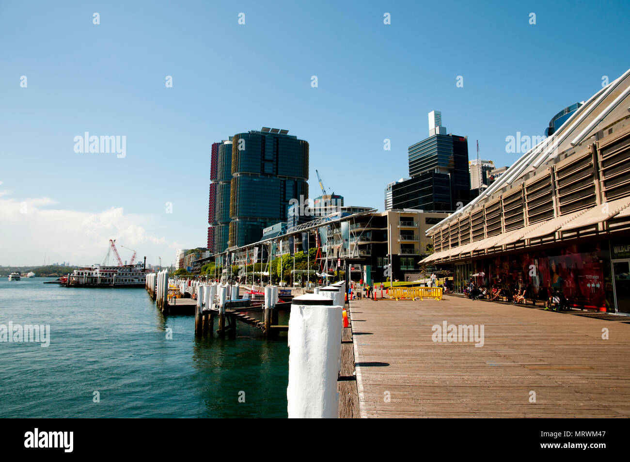 SYDNEY, AUSTRALIA - December 12, 2016: The Darling Harbour recreational ...