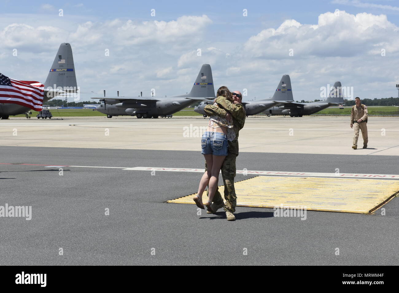 Photos of North Carolina Air National Guard Airmen returning from ...