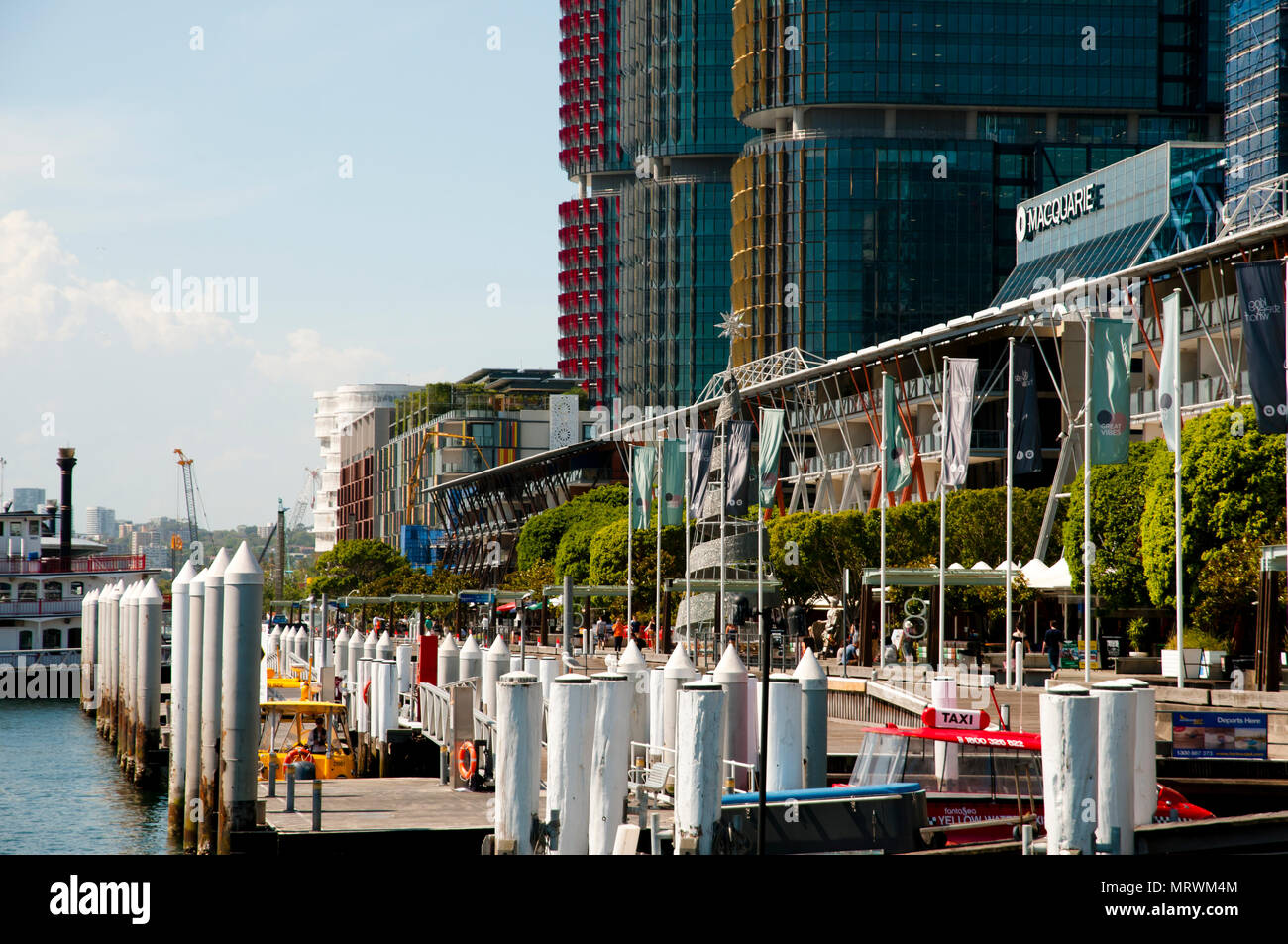 SYDNEY, AUSTRALIA - December 12, 2016: The Darling Harbour recreational ...