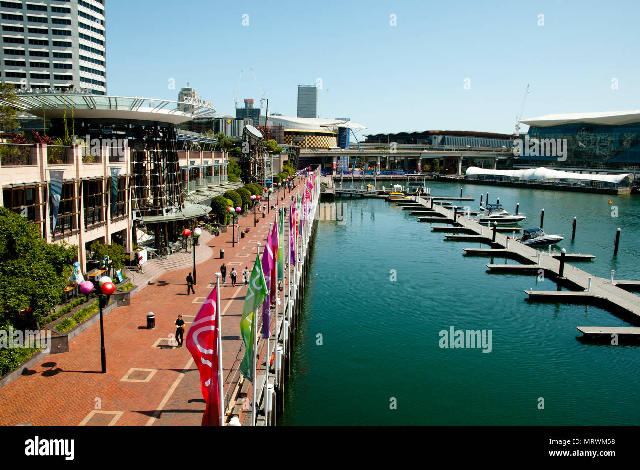 SYDNEY, AUSTRALIA - December 12, 2016: The Darling Harbour recreational ...