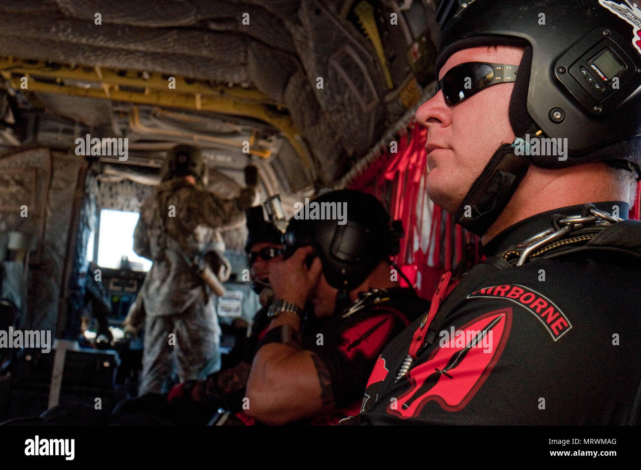 WHEELER ARMY AIRFIELD — Sgt. 1st Class Andrew Mehall, a demonstrator ...