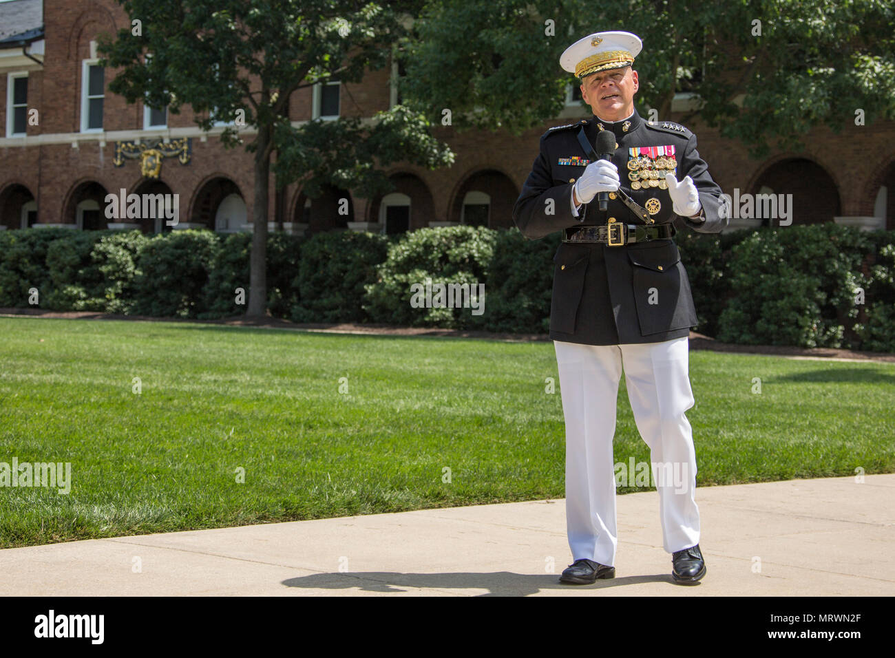 Commandant of the Marine Corps Gen. Robert B. Neller speaks during the ...