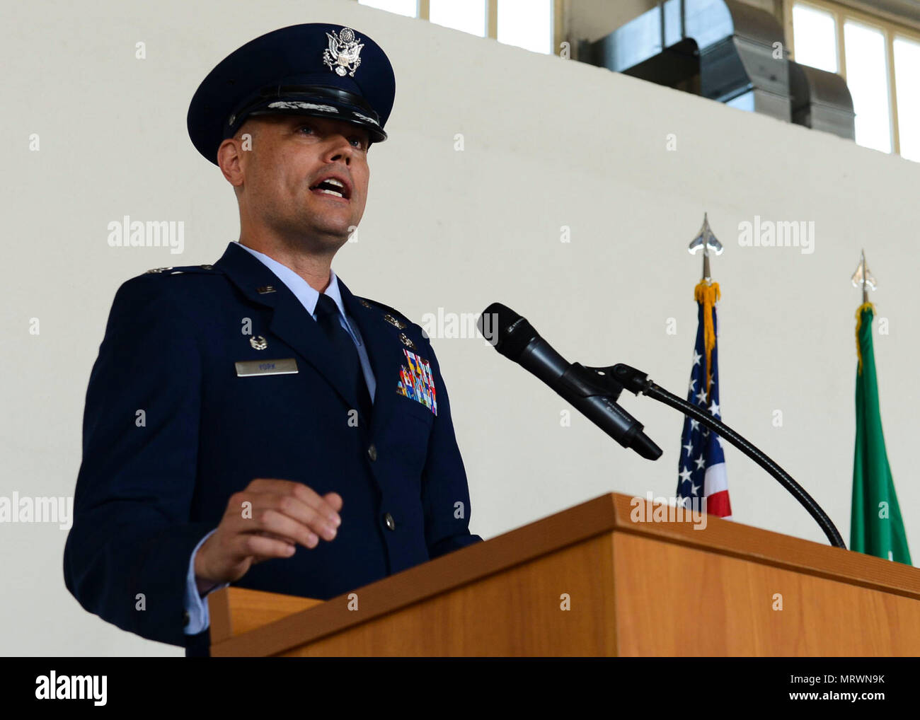 Col. Jeffrey York takes command of the 31st Mission Support Group from ...