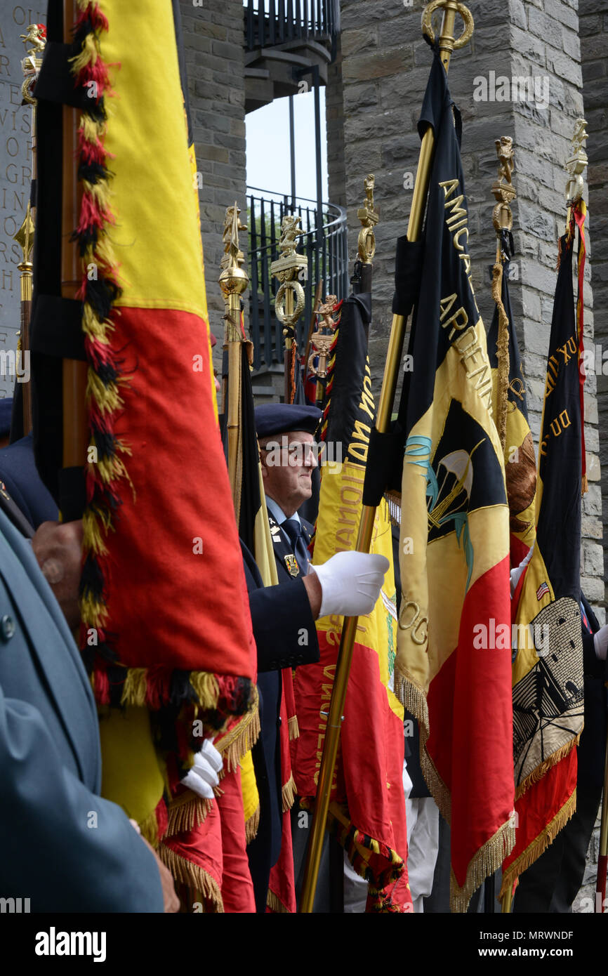Belgian World War II veterans, participate in the Battle of the Bulge ...