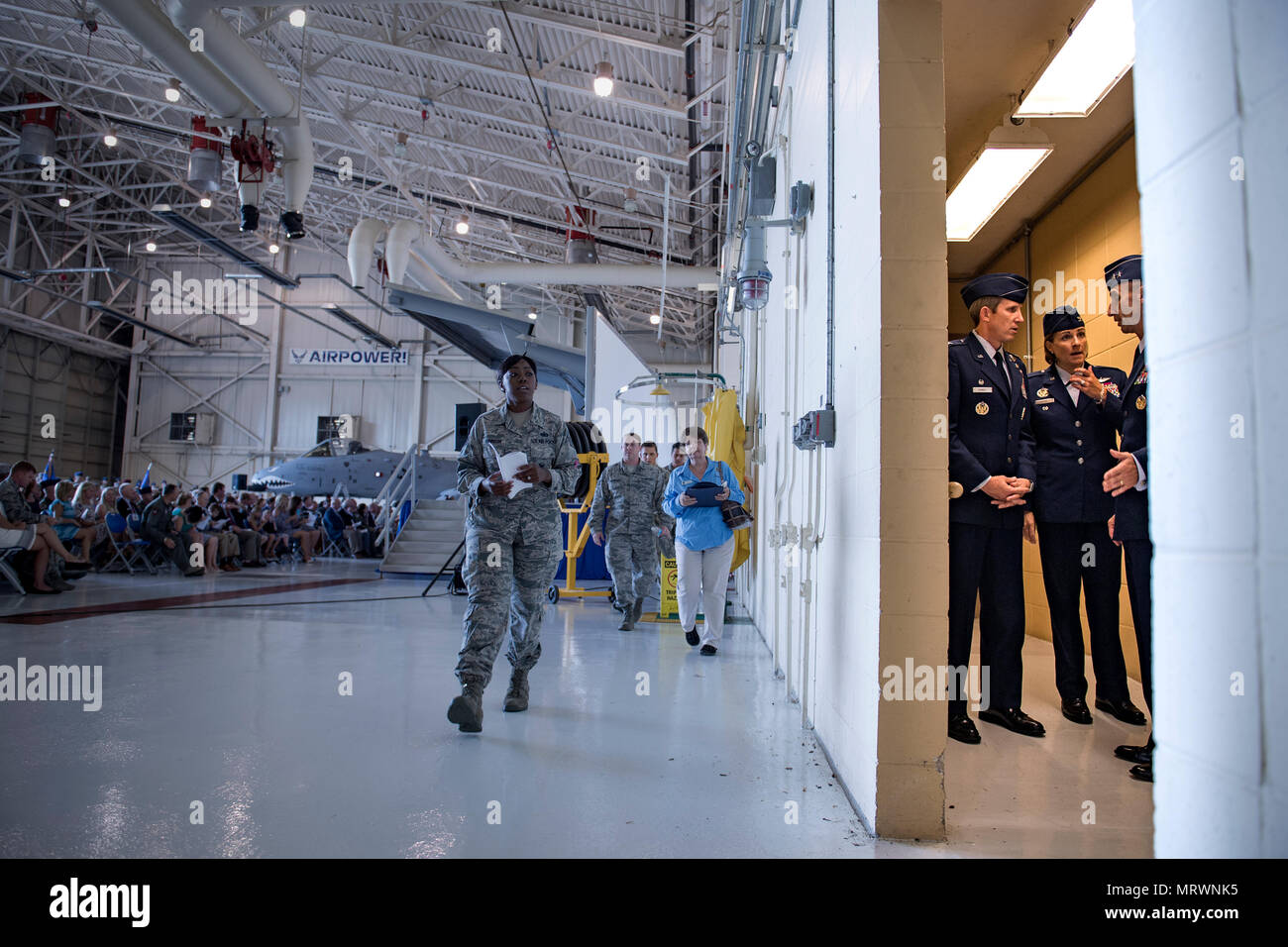 Maj. Gen. Scott J. Zobrist, 9th Air Force commander, Col. Jennifer ...
