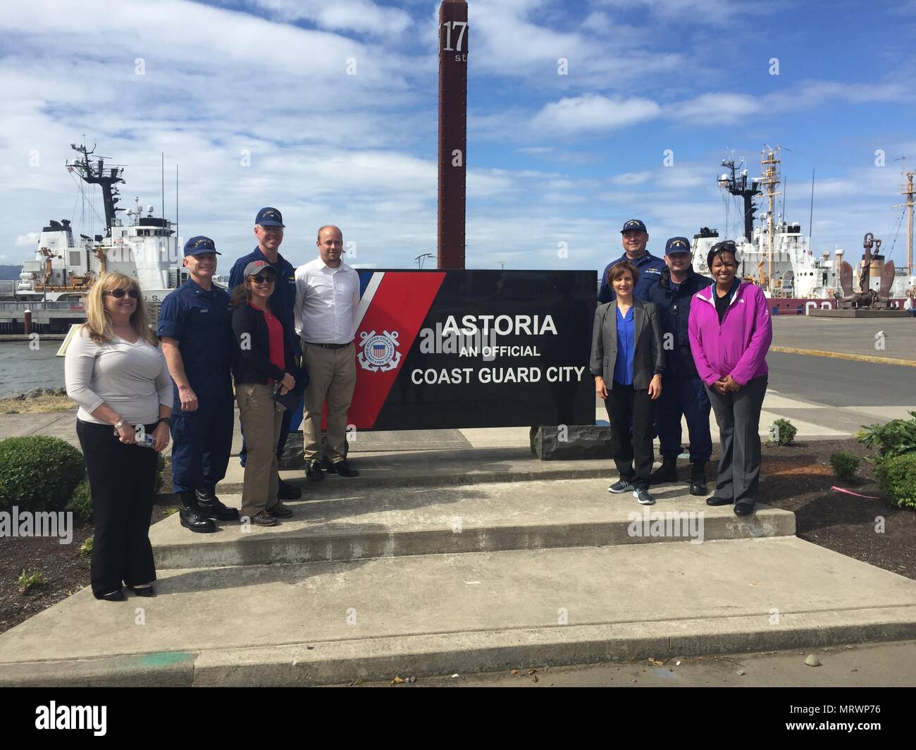 Rear Adm. David Throop, commander Coast Guard 13th District, Captain ...