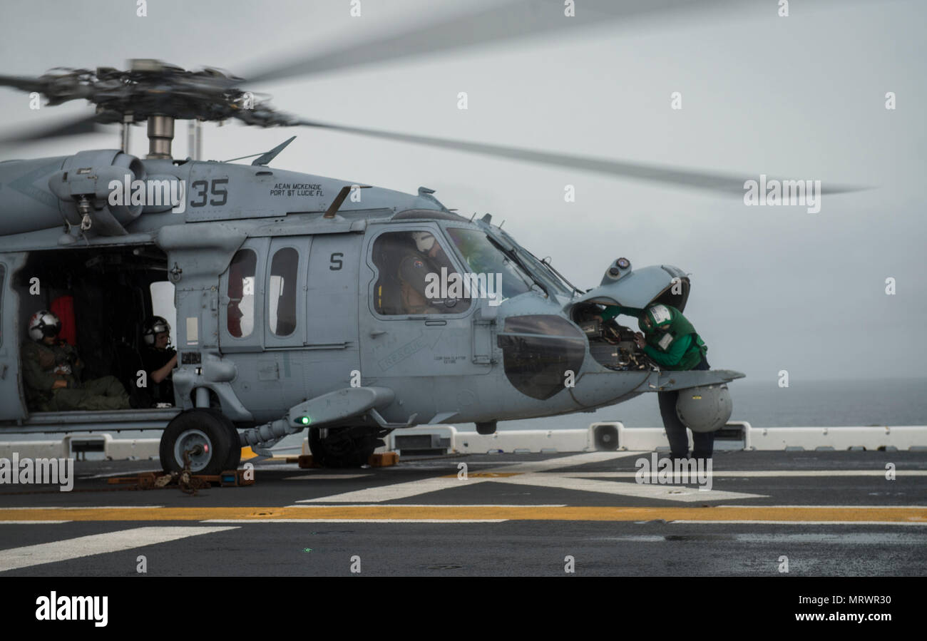 ATLANTIC OCEAN (July 10, 2017) Aviation Technician 2nd Class Alyssa ...