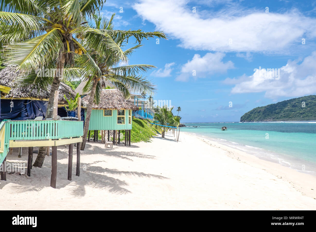 Samoan fale houses hi-res stock photography and images - Alamy