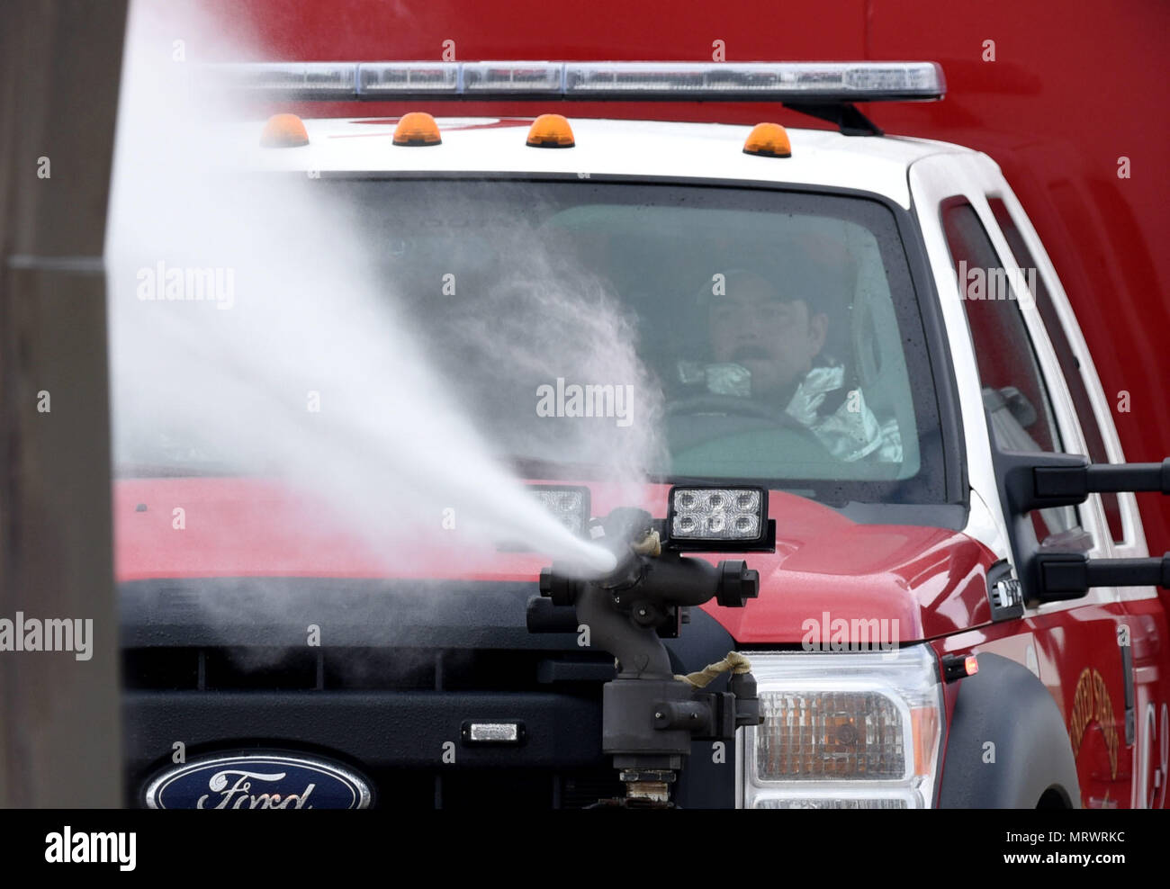 Staff Sgt. Logan Knutson, 81st Infrastructure Division firefighter ...