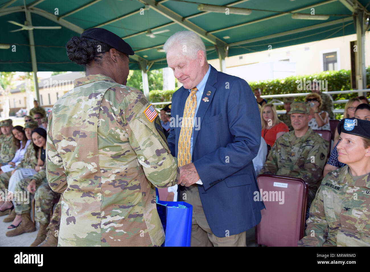 Dr. Dennis G. Beeler, husband of Col. Christine A. Beeler, outgoing ...