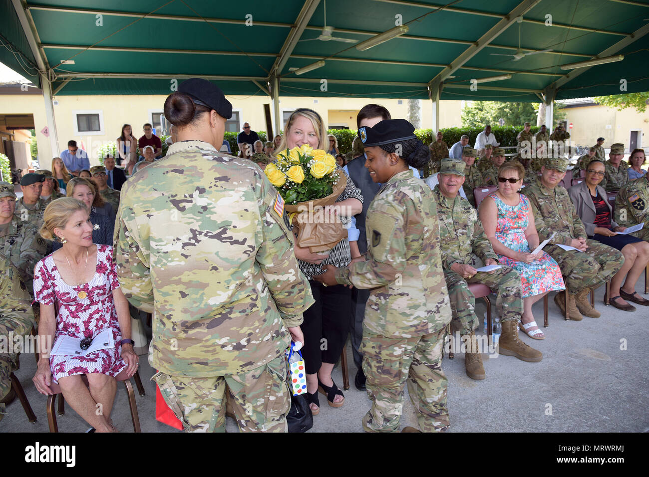 Mrs. Kristi Smallwood, wife of Col. Phillip E. Smallwood, incoming ...