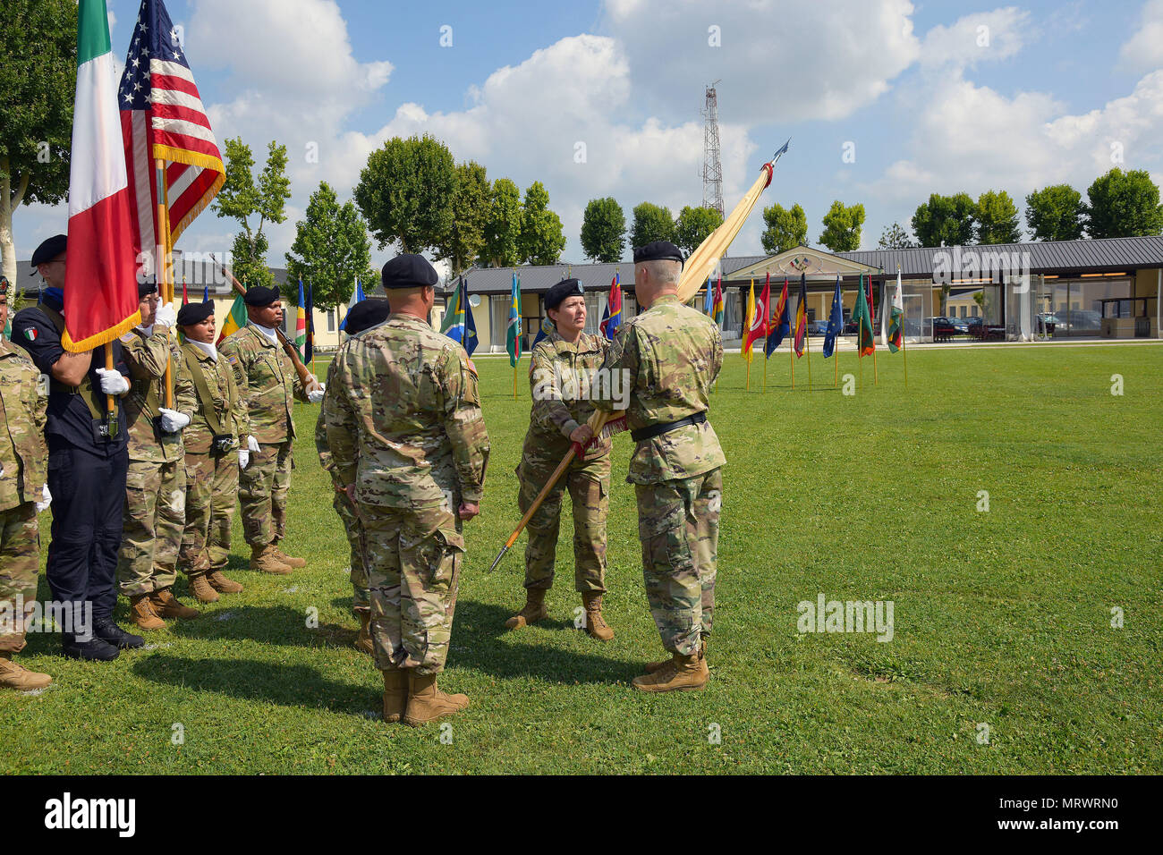 Col. Christine A. Beeler, outgoing commander of the 414th Contracting ...