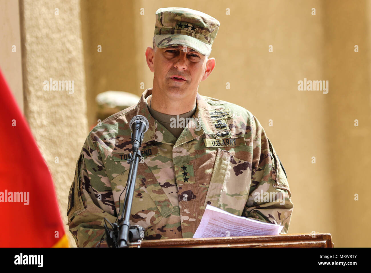 The 1st Infantry Division transferred authority to the 1st Armored ...