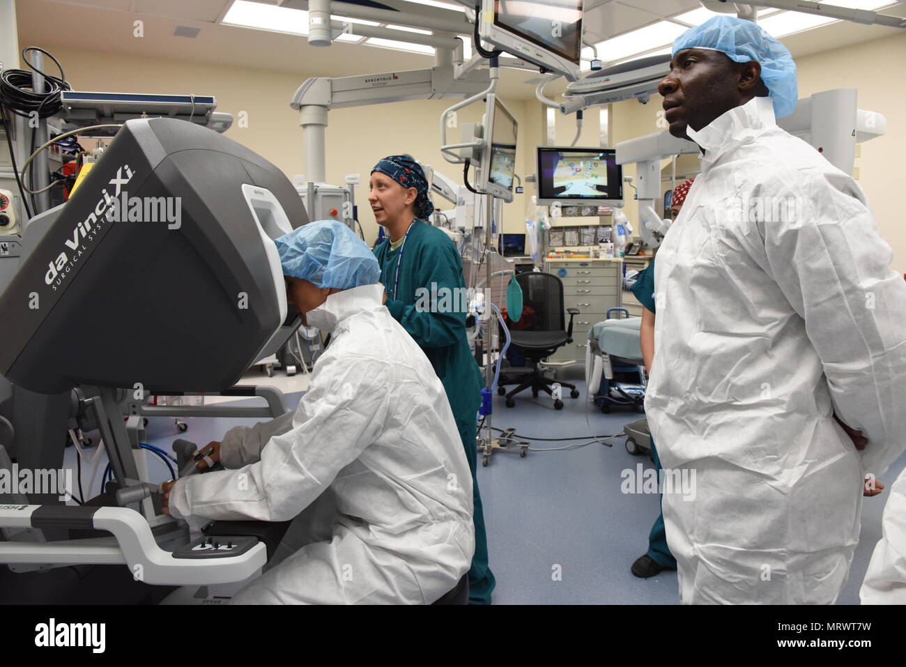 Second Lt. Nina Hoskins, 81st Surgical Operations Squadron operating ...