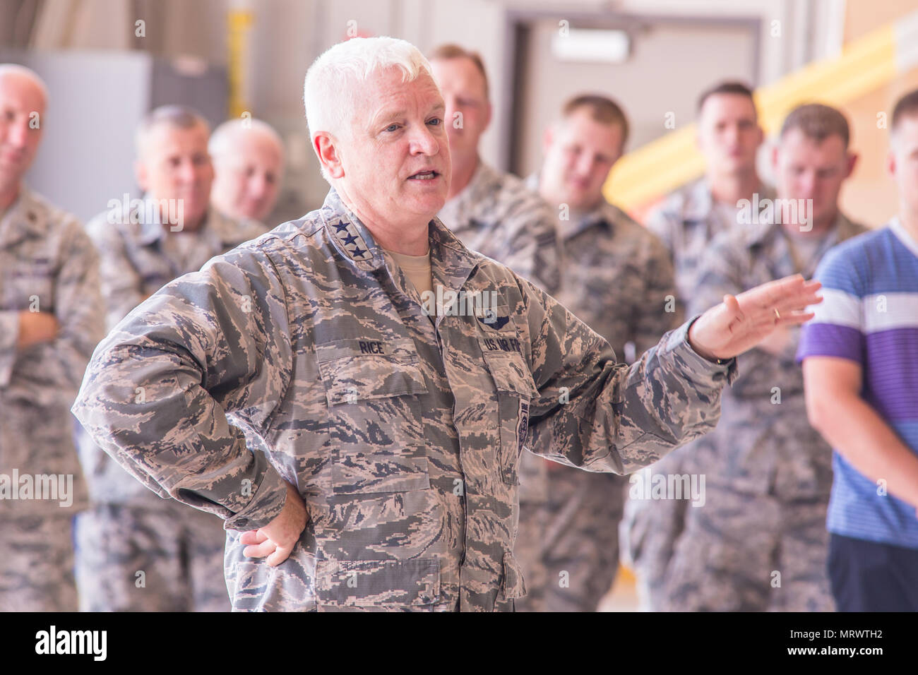U.S. Air Force Lt. Gen. Scott Rice, director of the Air National Guard ...