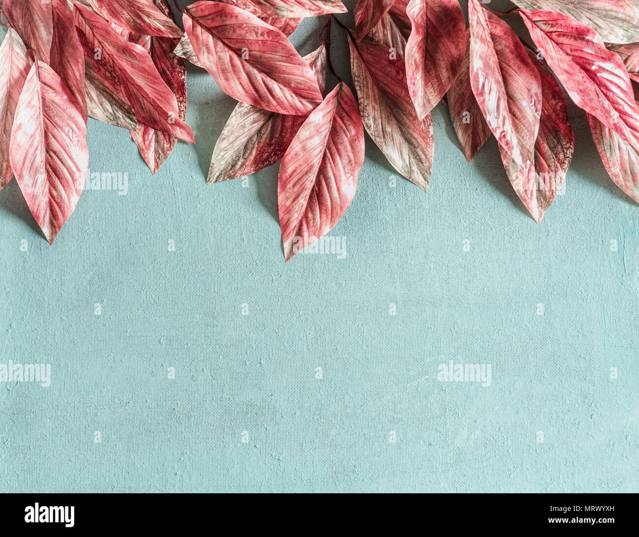 Pretty Pink Leaves