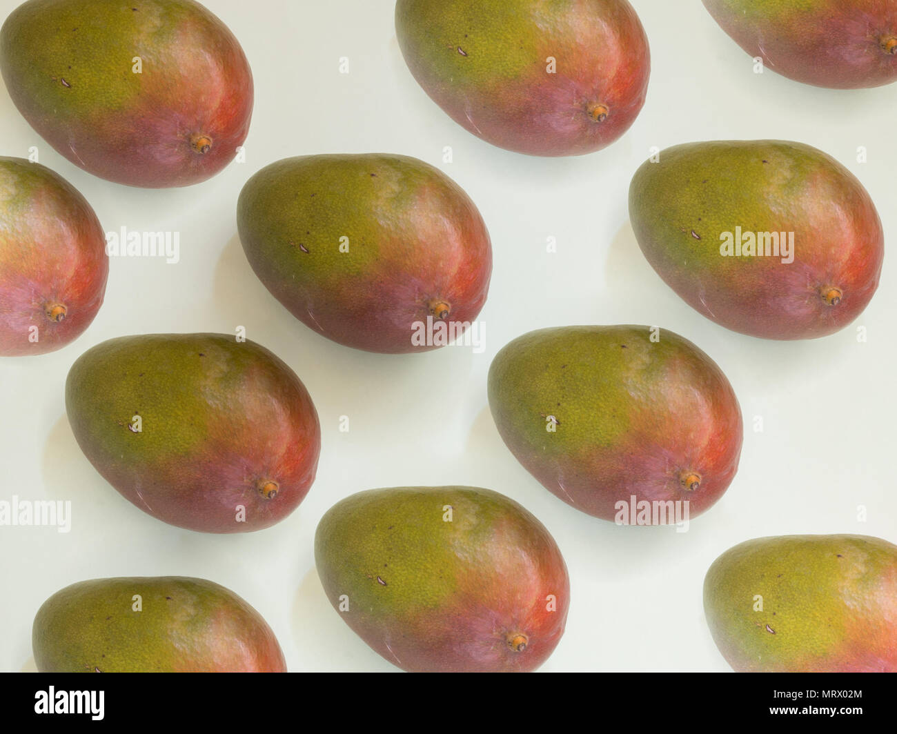 Mango pattern on white background Stock Photo - Alamy