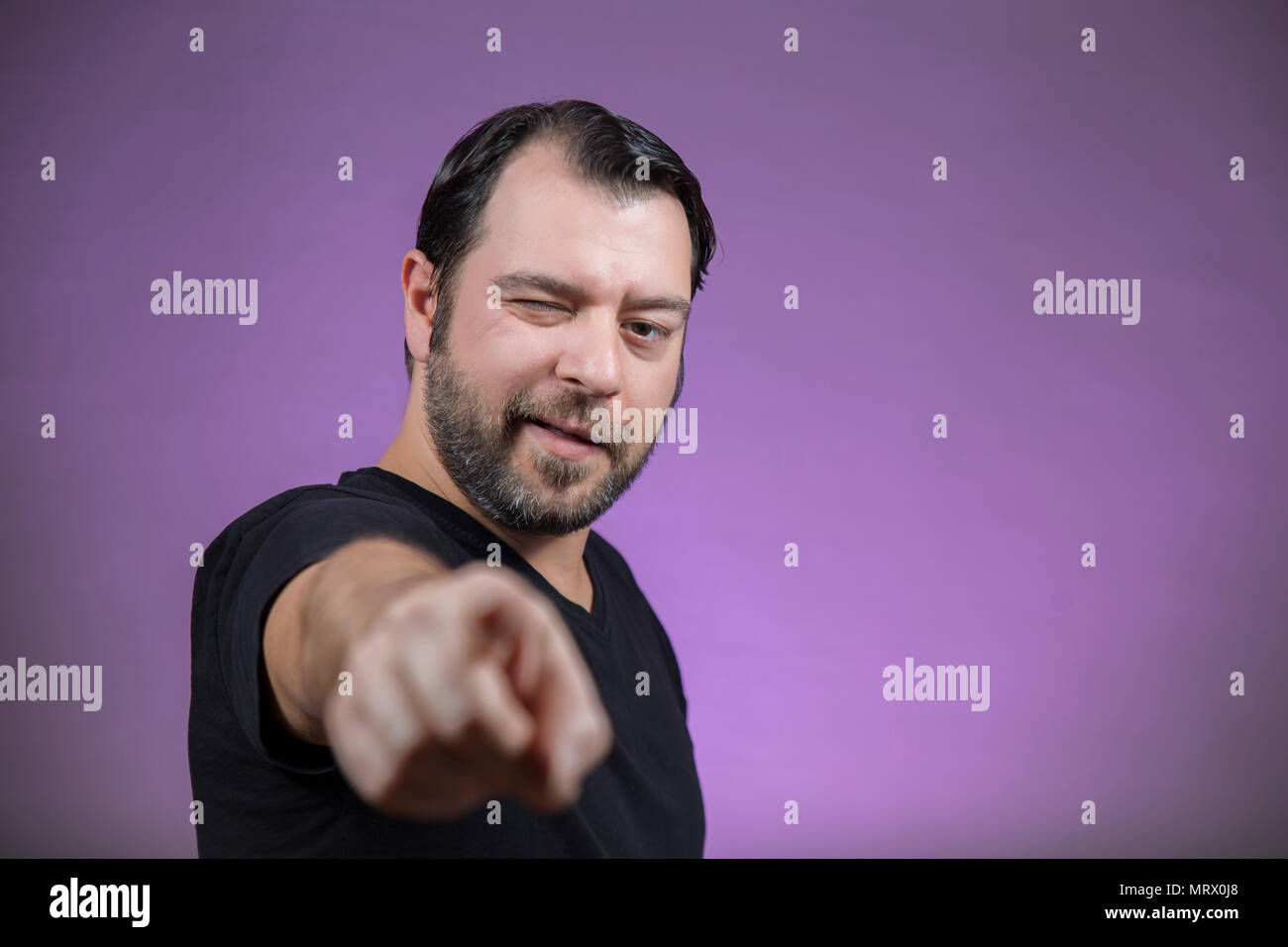 Point at someone hi-res stock photography and images - Alamy