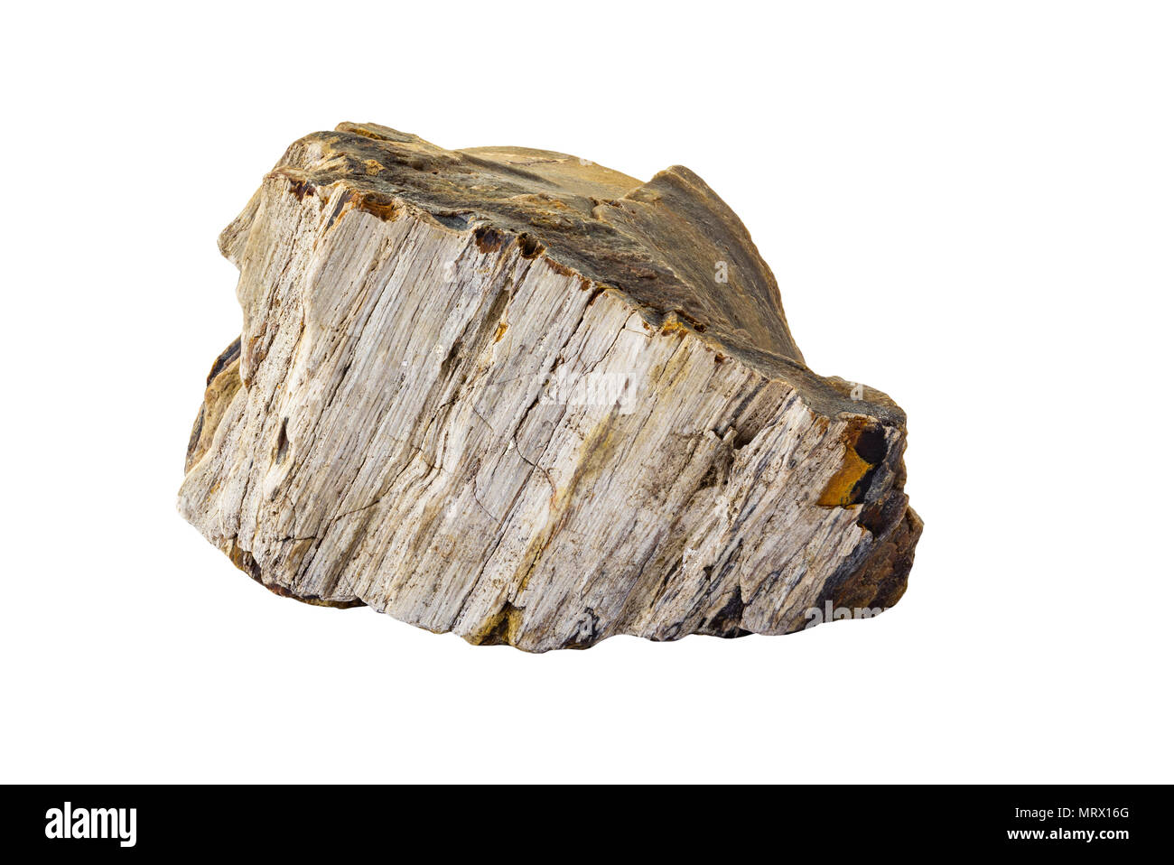 Rocks with beautiful texture and pattern, isolated on white background ...