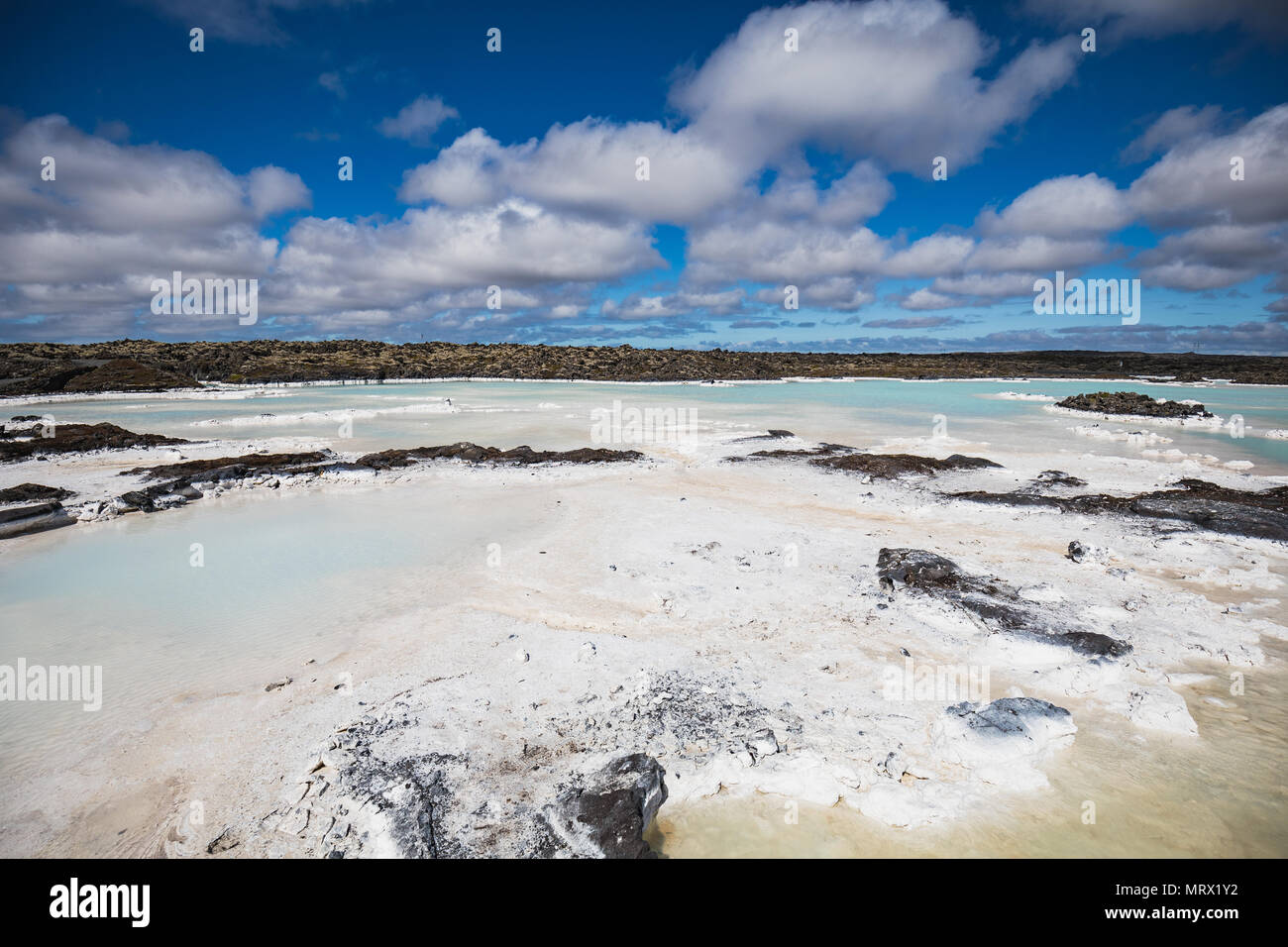 Colorful water landscape in the famous blue lagoon iceland Stock Photo ...