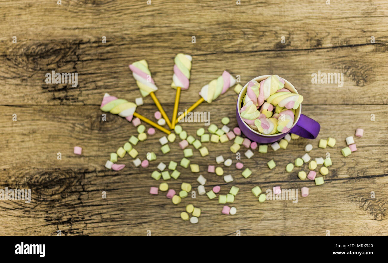 Cup coffee marshmallow note hi-res stock photography and images - Alamy