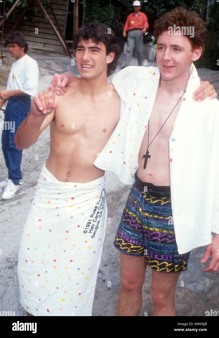 UNIVERSAL CITY, CA - APRIL 20: (L-R) Actors Matthew Newmark and Scott Grimes attend Superstar ...