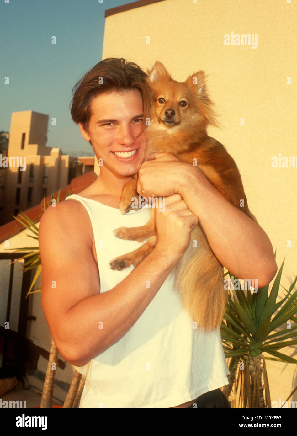 LOS ANGELES, CA - APRIL 13: (EXCLUSIVE) Actor Austin Peck poses at his ...