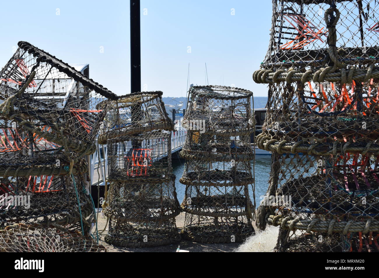 Crab Pots/fishing pots Stock Photo - Alamy