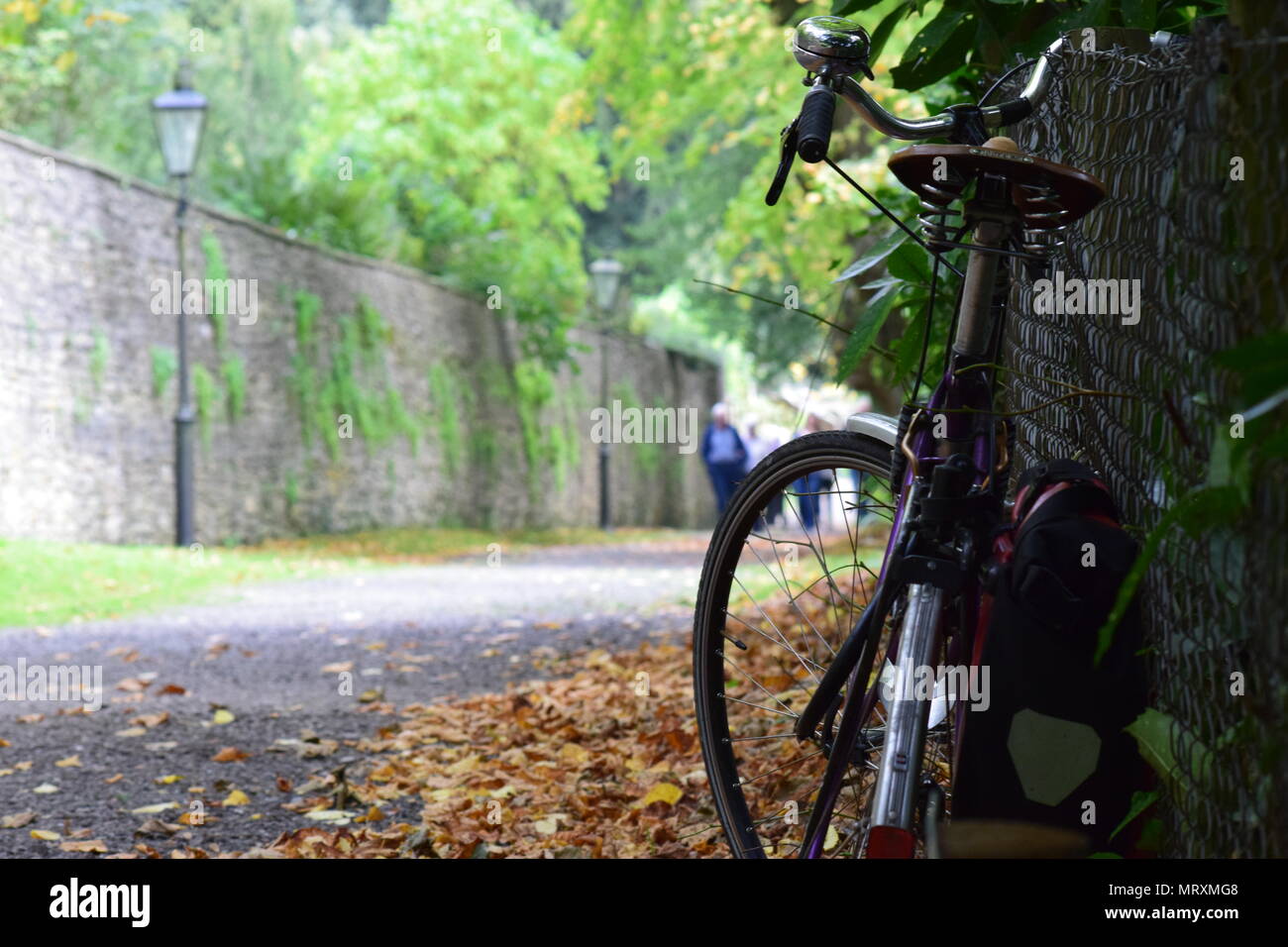 Leaning bike hi-res stock photography and images - Alamy