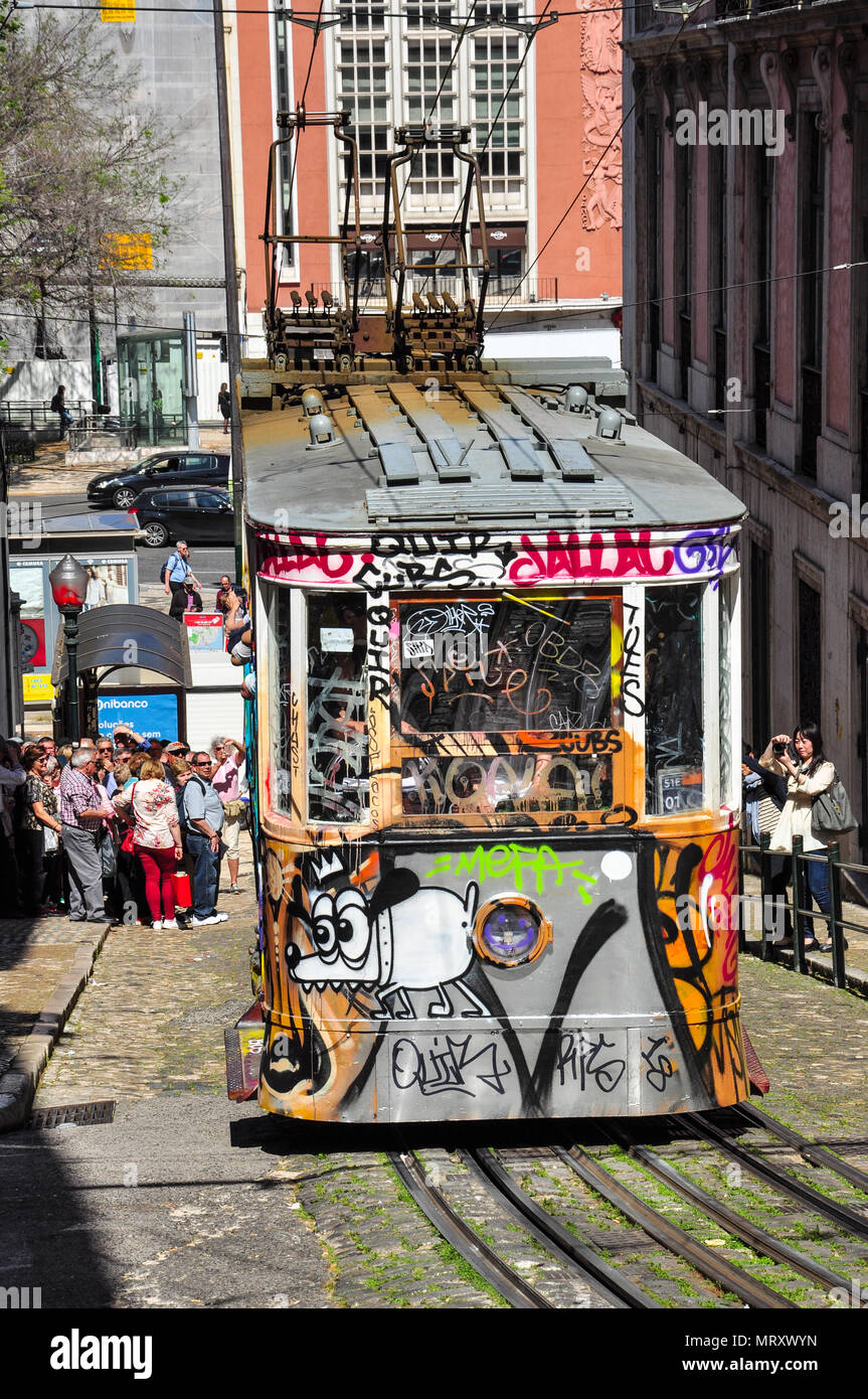 Graffiti tram hi-res stock photography and images - Alamy