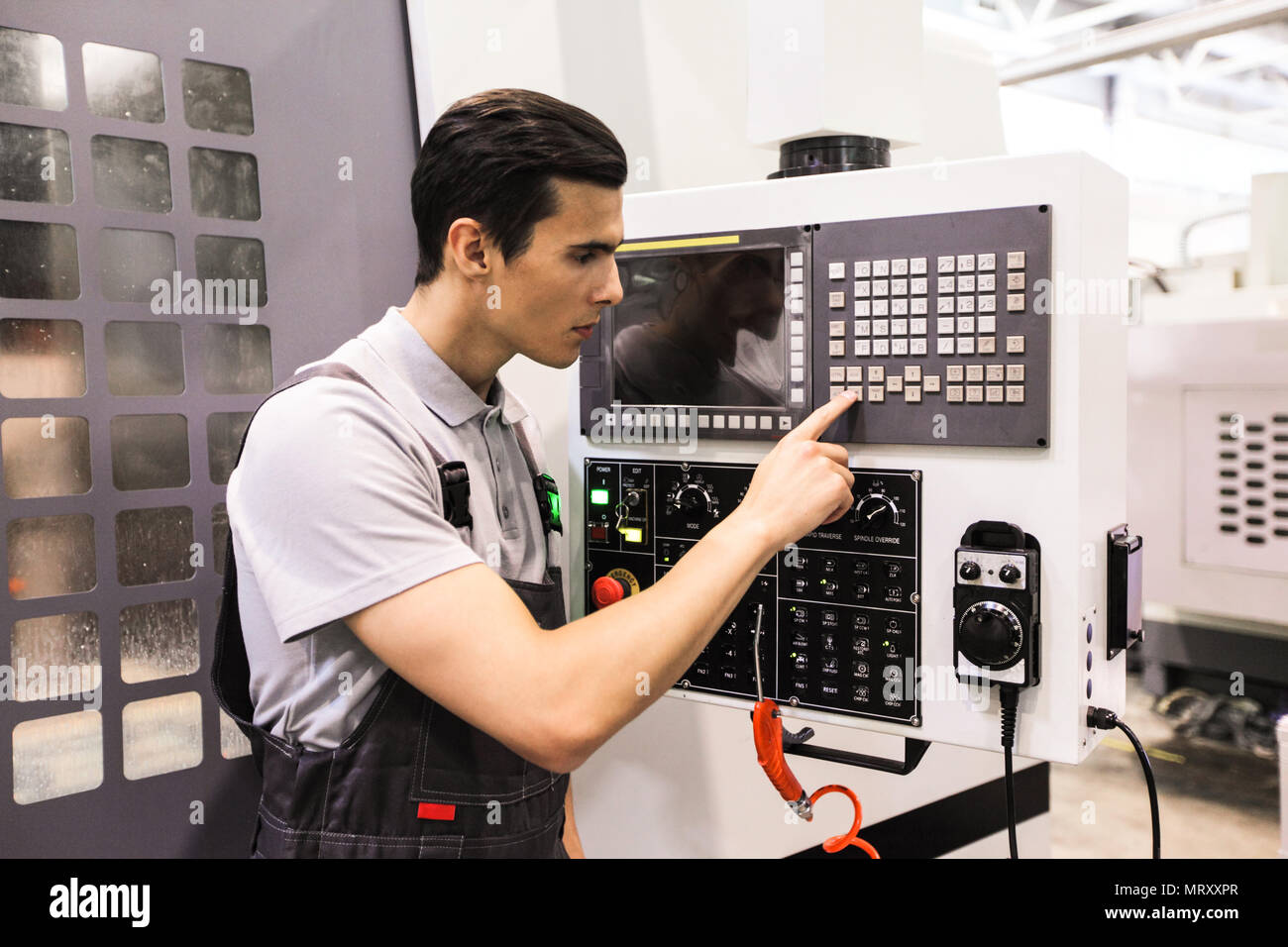 Entering data machine hi-res stock photography and images - Alamy