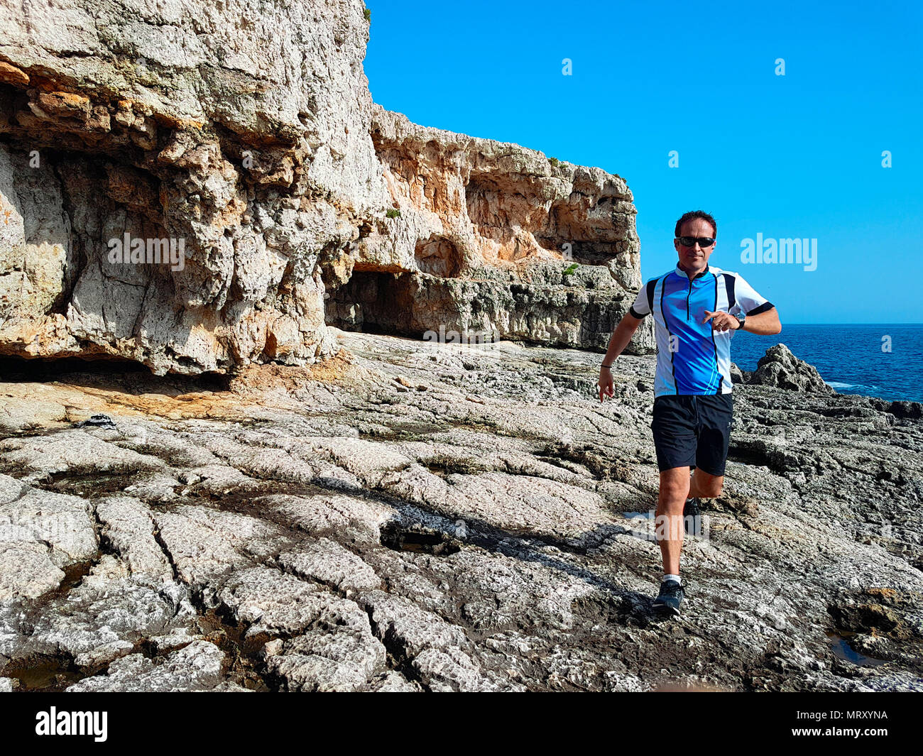 Running hard hi-res stock photography and images - Alamy