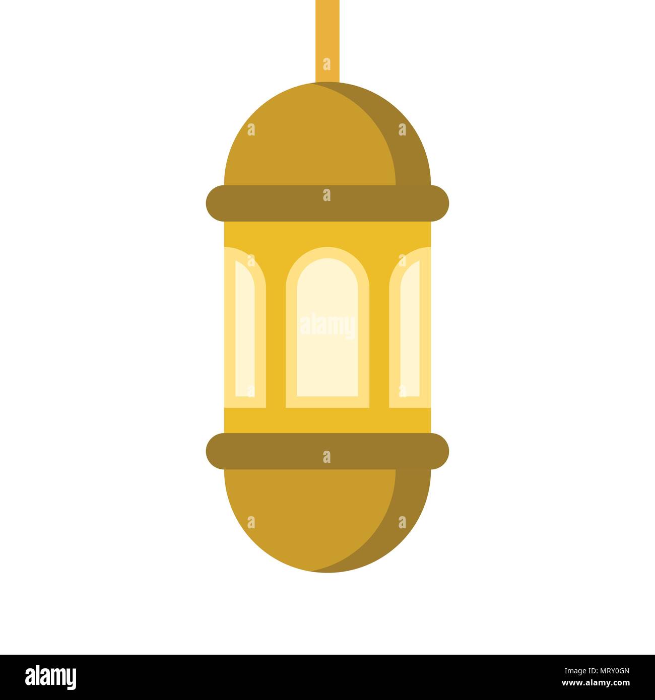 Golden Windows Lantern Vector Illustration Graphic Design Stock Vector ...