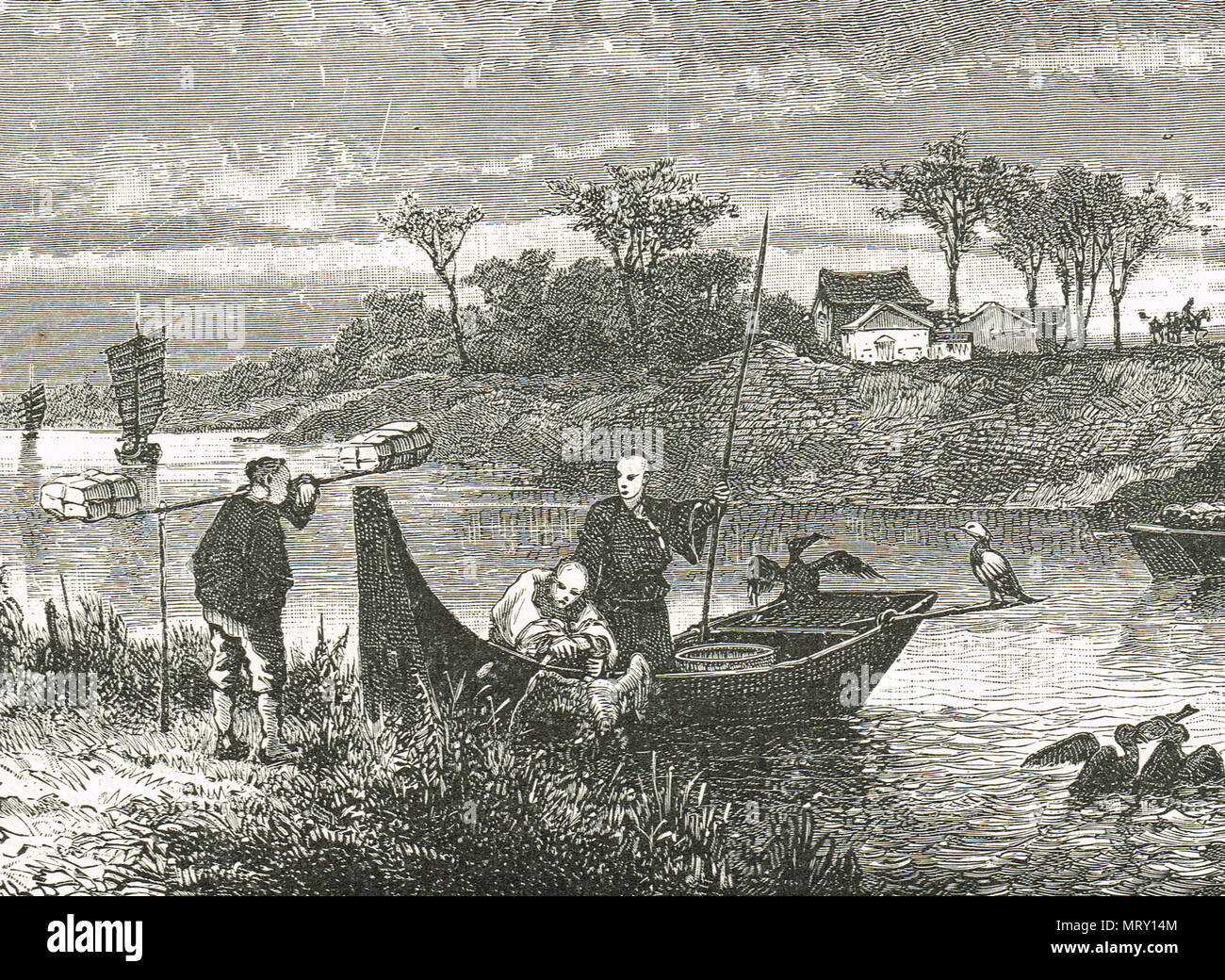 Victorian fishing hi-res stock photography and images - Alamy