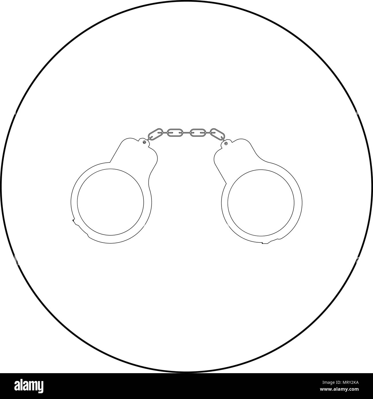 Handcuff Symbol High Resolution Stock Photography and Images - Alamy